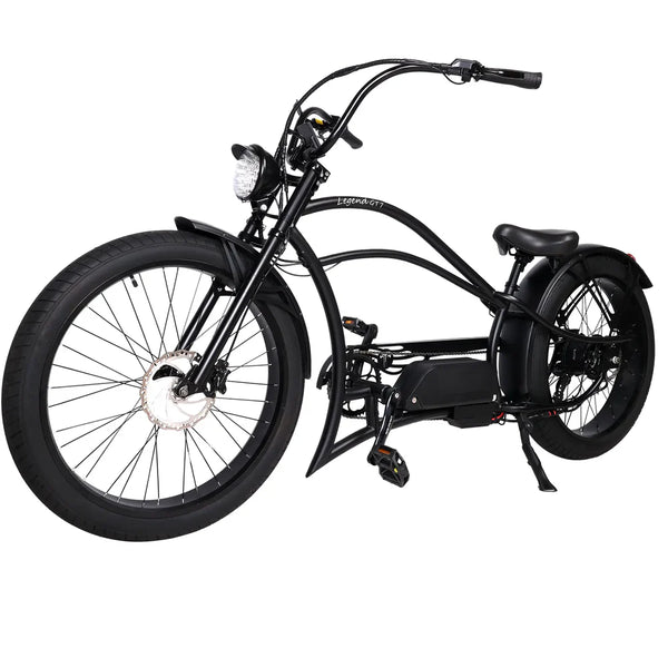 Tracer Bikes Legend GT7 1000W Electric Stretch Cruiser Bike – 80 Miles ...