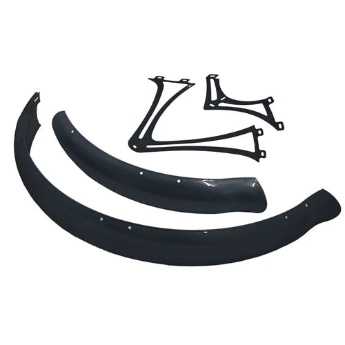 Tracer Bikes Durable 100mm Aluminum Bike Fender for 26-Inch Wheels ...